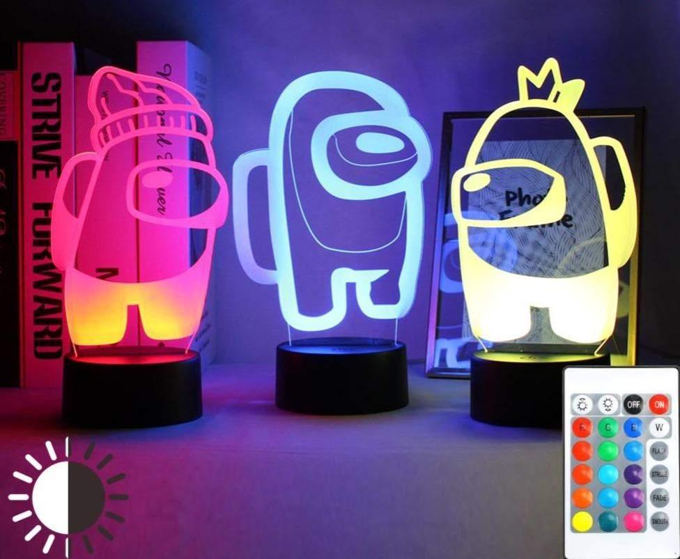 Luminária de Led 3D Among Us - Atmosphere®